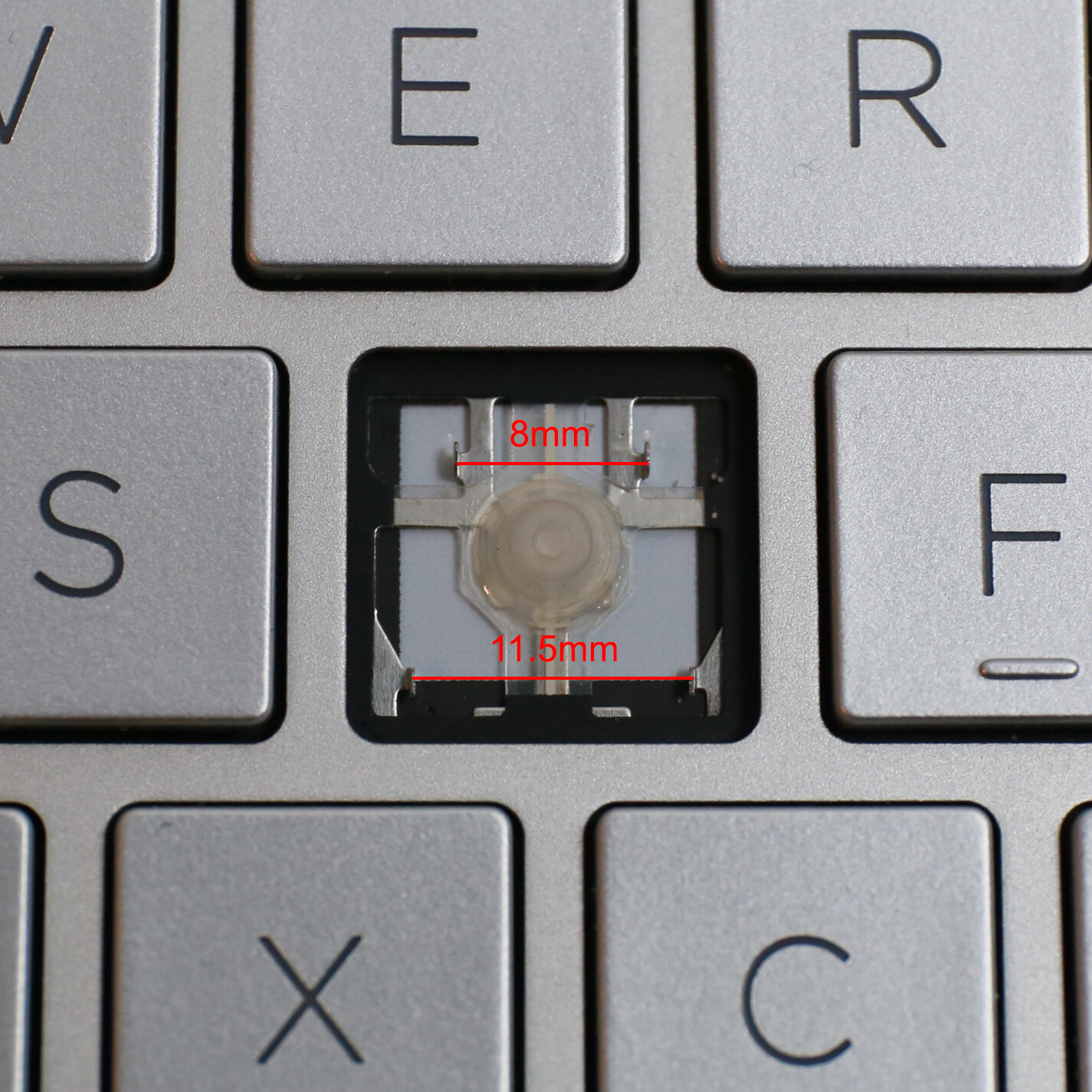 HP 13-AQ Laptop Single Keyboard Key with clip L48503-031 490.0G907.CD0U ...