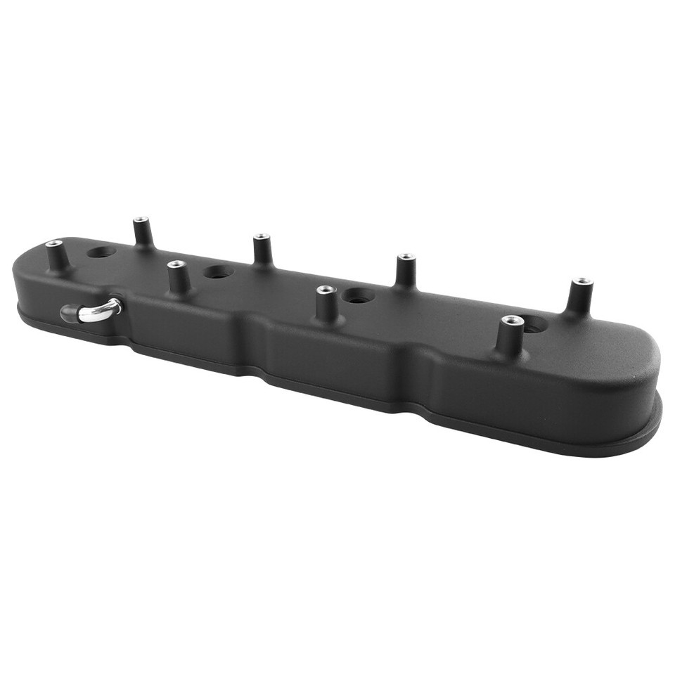 for LS1 LS2 LS3 GM LS Cast Aluminum Tall Black Pair Valve Covers w ...