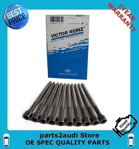 Audi A3, A4, TT, Eos, GTI, Jetta, Passat Cylinder Head Bolts. 2.0T ...