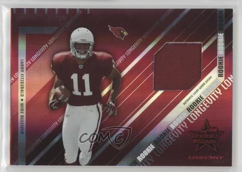 2004 Leaf Rookies & Stars Longevity - Rookie Larry Fitzgerald #251 Ruby ...