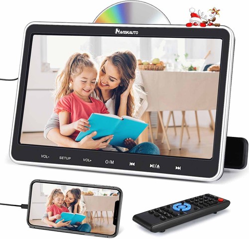 NAVISKAUTO 10.1" Car Headrest Monitor DVD Player for Kids HDMI USB SD ...