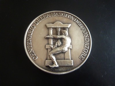 Medal CENTENARIO DELLA NASCITA DEL FONDATORE FEDERICO MOTTA EDITORE ...