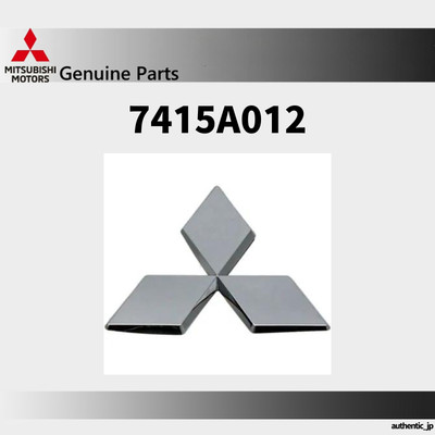 Mitsubishi Genuine LANCER EVO 8 EVO 9 Rear Triple Diamond Emblem ...