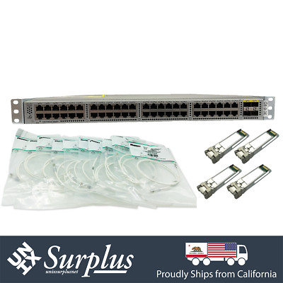 Cisco N3K-C3048TP-1GE 48 Port 1GB LAN BASE Switch + 4x 10G Optics 10x ...