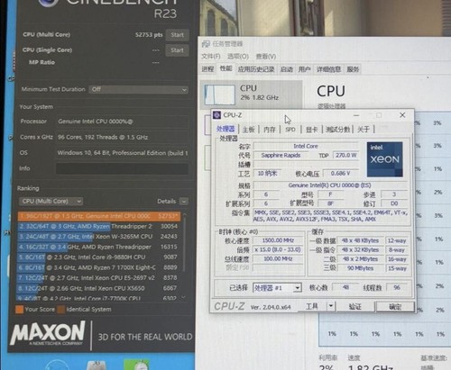 Intel Xeon Platinum 8468 ES Server CPU lga4677 48c/96t For Gigabyte ...
