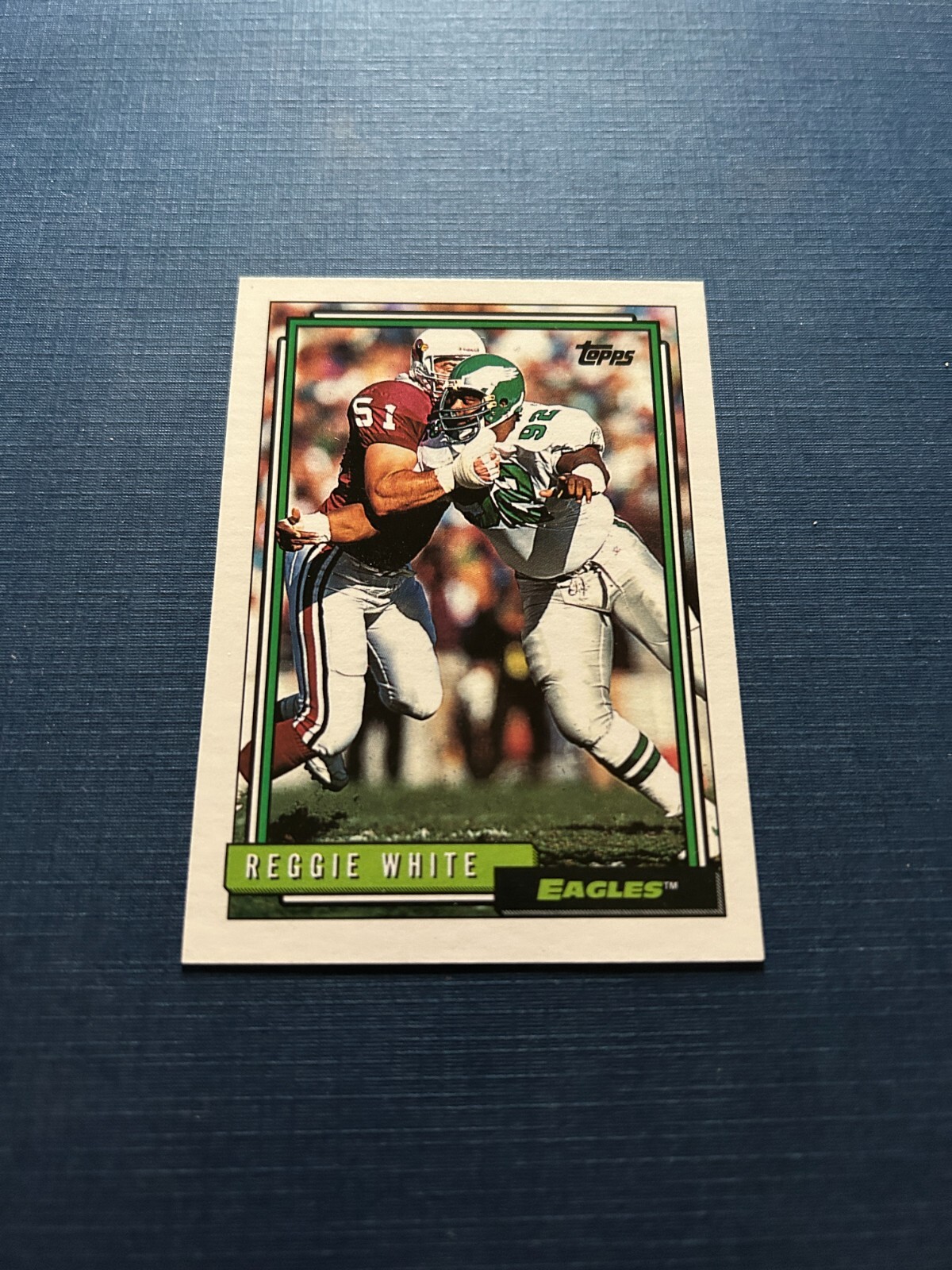 1992 Topps Football Reggie White #162 HOF Factory Set Break NM-MT | eBay