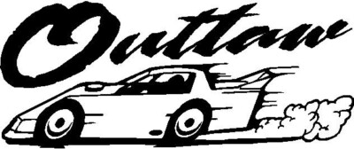 Outlaw dirt late model racing vinyl decal sticker 4"x 8" | eBay