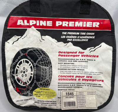 Alpine Premier 1545 1545-S LacLede Les Schwab Diamond Pattern Tire Snow ...