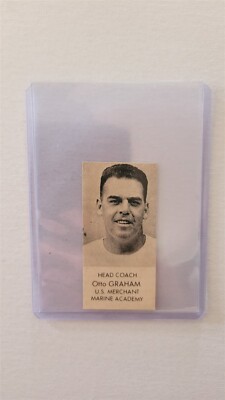 Otto Graham U.S. Merchant Marine Academy 1963 Football Player Panel | eBay