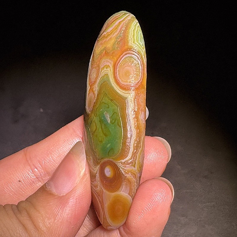 Rare China Inner Mongolia Gobi Eye Agate Stone Specimen 100% Natural ...