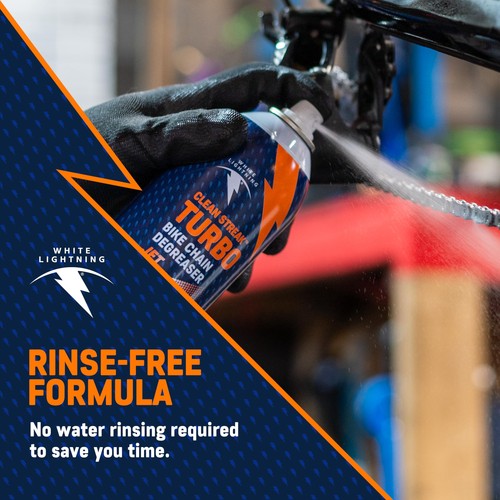 White Lightning Clean Streak Turbo Bike Chain Degreaser, 18 Ounce (Pack ...