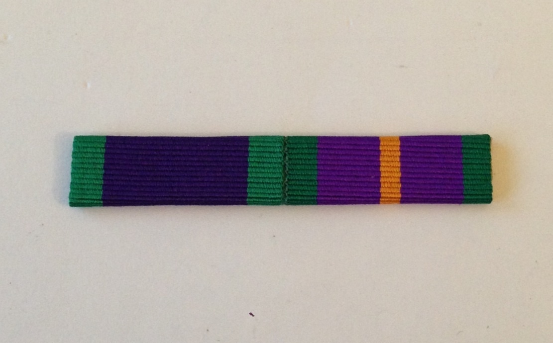 GSM CSM Service Medal & ACSM Accumulated, Ribbon Bar, Sew on or Pin ...