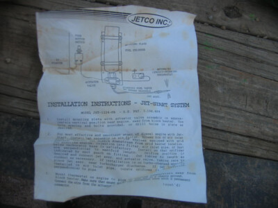 JET-START JETCO JST-1224-PB FUEL INJECTION SYSTEMS Truck Tractor | eBay
