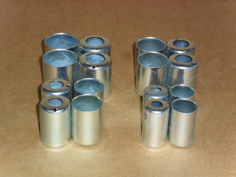 A/C AC FITTINGS,BEADLOCK CRIMP FERRULES STANDARD BARRIER HOSE SIZES 6,8 ...