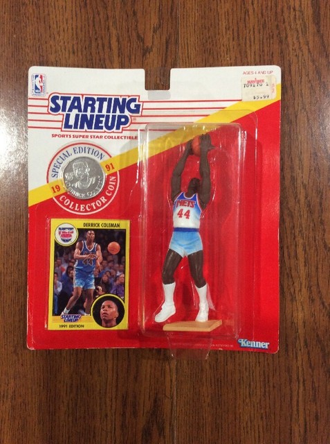 Kenner Starting Lineup 1991 Nets Derrick Coleman #44 for sale online | eBay