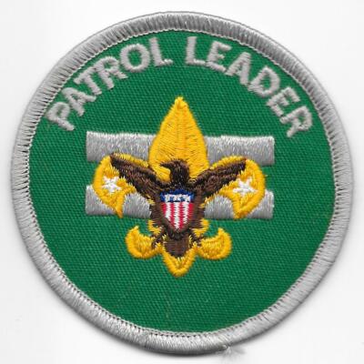 Patrol Leader 1980-1985 PLB-1-8-1 Molded Back Boy Scouts of America BSA ...