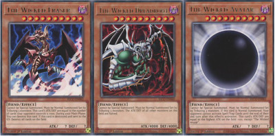 NEW Yugioh The Wicked Gods Wicked Eraser Wicked Dreadroot Wicked Avatar ...