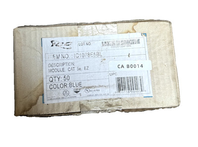 ICC IC1078E5BL Module Cat5E, pack of 50 | eBay