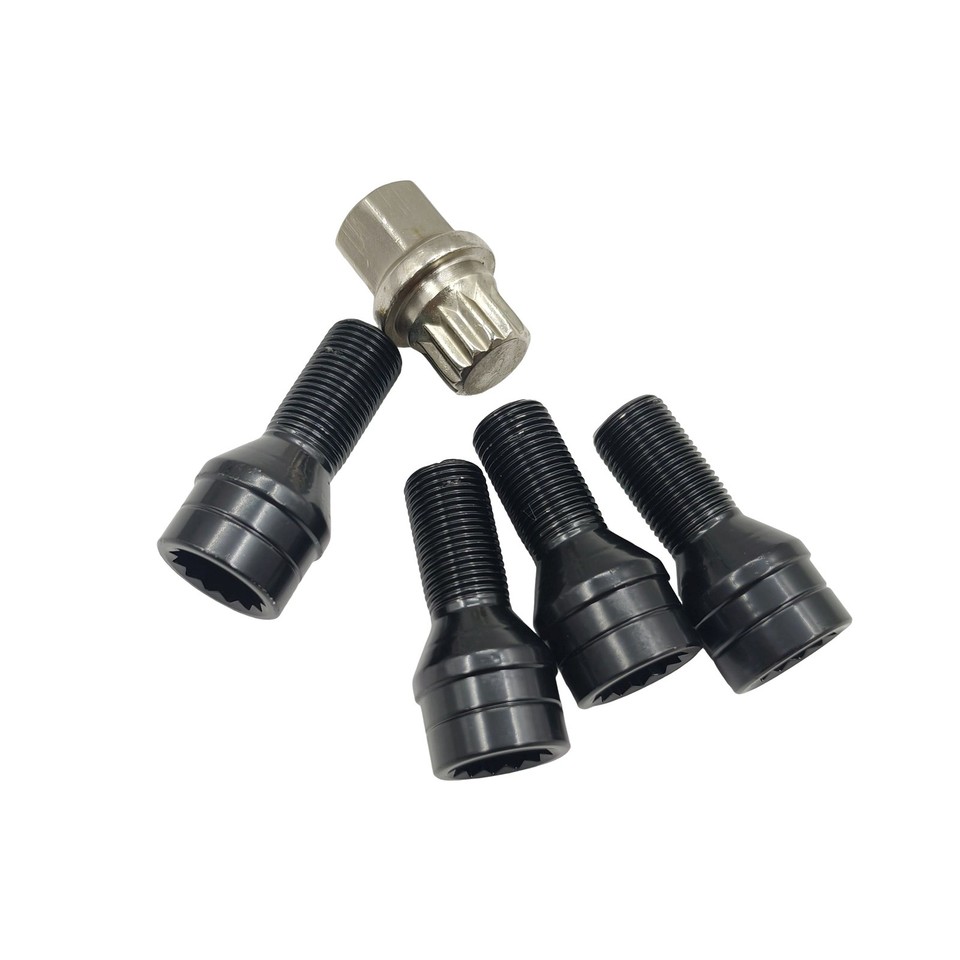 For BMW Mini Wheel Lock InternalSpline Lug Bolt Set M14x1.25 ...