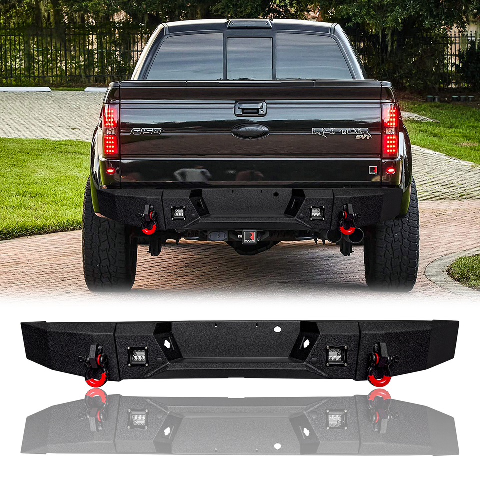 Vijay For 2010-2014 Ford F150 SVT Raptor Front/Rear Bumper W/Winch ...