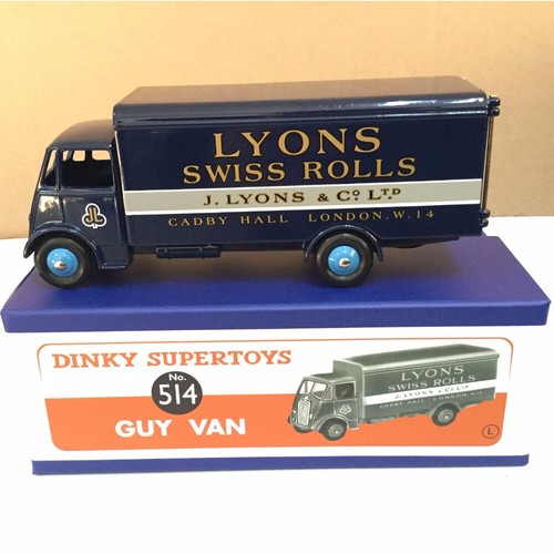 ATLAS DIECAST DINKY TOYS SUPERTOYS GUY VAN LYONS SWISS ROLLS BLUE ...