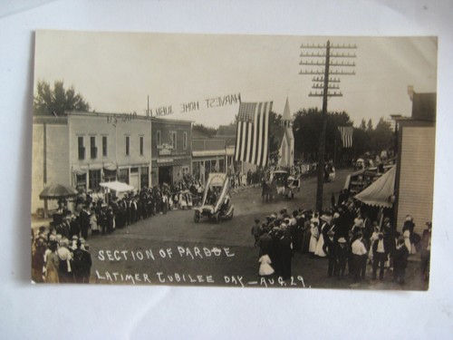 Old Postcard Latimer Iowa Jubilee Day Main Street Parade | eBay