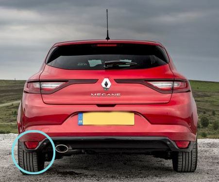 Rear Fog Light Left Side Fits Renault Megane Mk4 Hatchback 265852501R ...