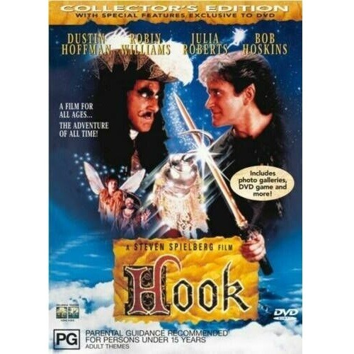 Hook (DVD, 1991) PAL Region 4 (Collector's Edition) Robin Williams ...