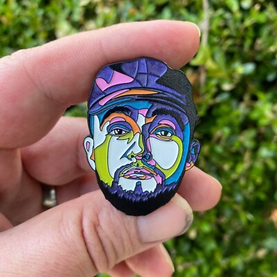 Mac Miller - “Colors And Shapes” GLOW in The Dark Enamel Pin | eBay