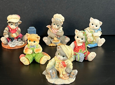 Enesco Calico Kittens Collection Figurine. Set of 6 | eBay