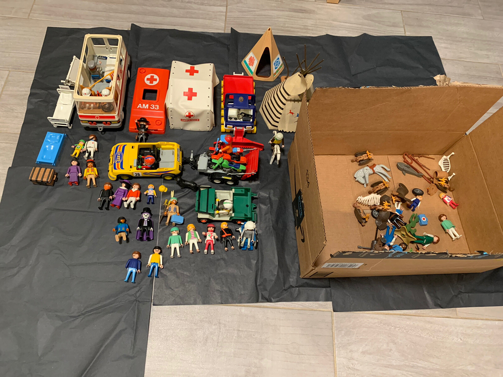 vintage lot of geobra playmobile 1970s-1980s | eBay