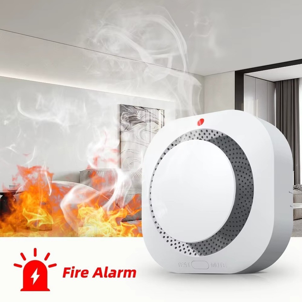 Home Fire Alarm Independent Smoke Detector Gas Sensor Smoke Alarm ...