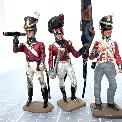 Napoleonic Wars British Army Standard Officer & Toy Soldiers Military ...