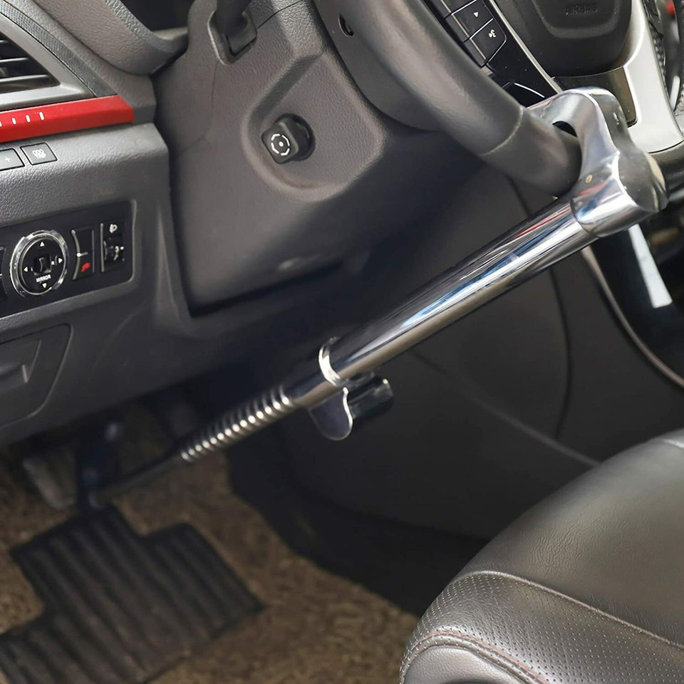 Universal Steering Wheel Brake Lock Anti-Theft Steering Wheel Lock Bar ...