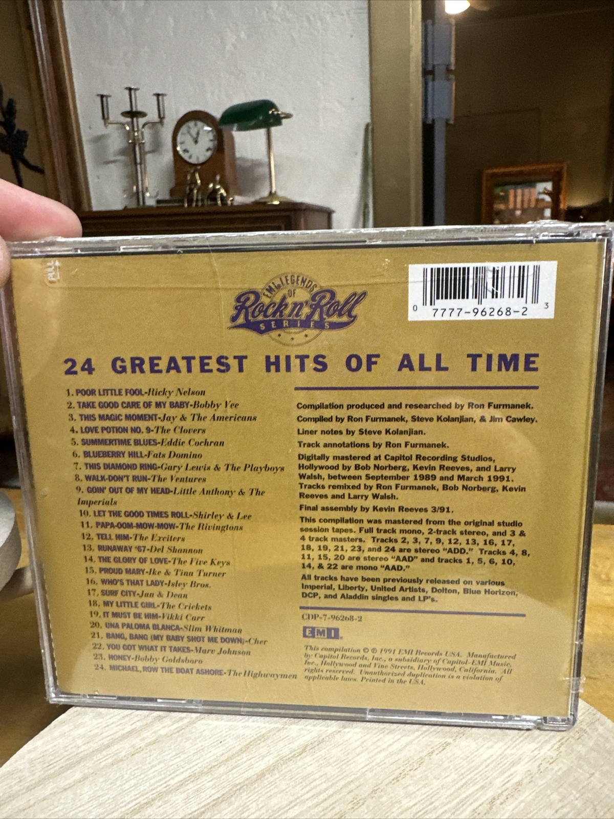 EMI Legends of Rock N' Roll: 24 Greatest Hits of All Time by Various ...