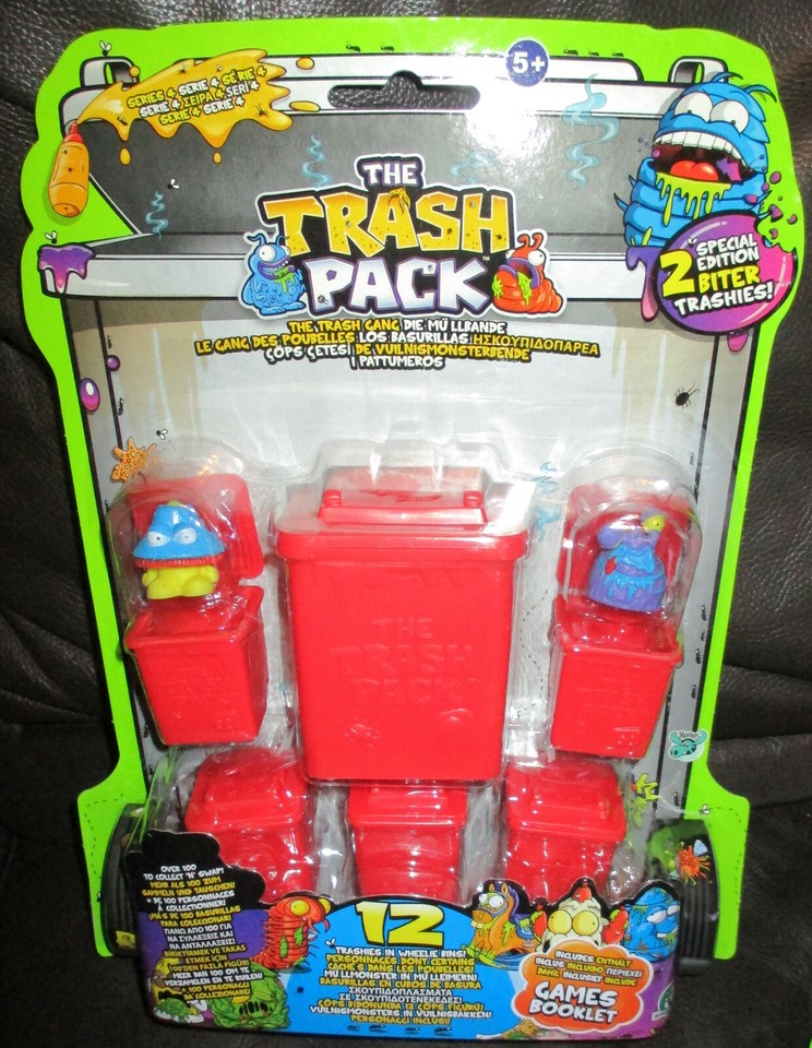 The Trash Pack Series 4 - Twelve Trashies - Red Bins ( 12 Pack ...