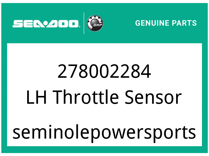 Sea-Doo SEADOO 13 RXT 260 Rxt260 Throttle Sensor OEM for sale online | eBay
