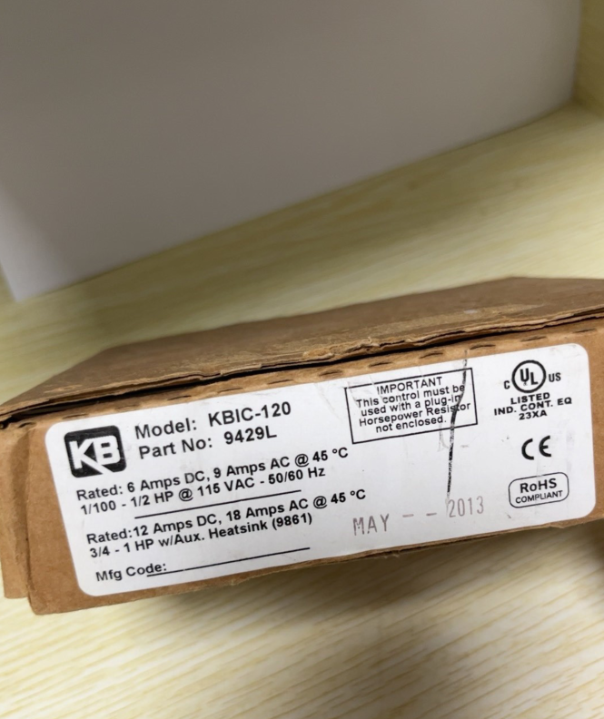 1 PC NEW KBIC-120 DC Controller #B256R CL | eBay