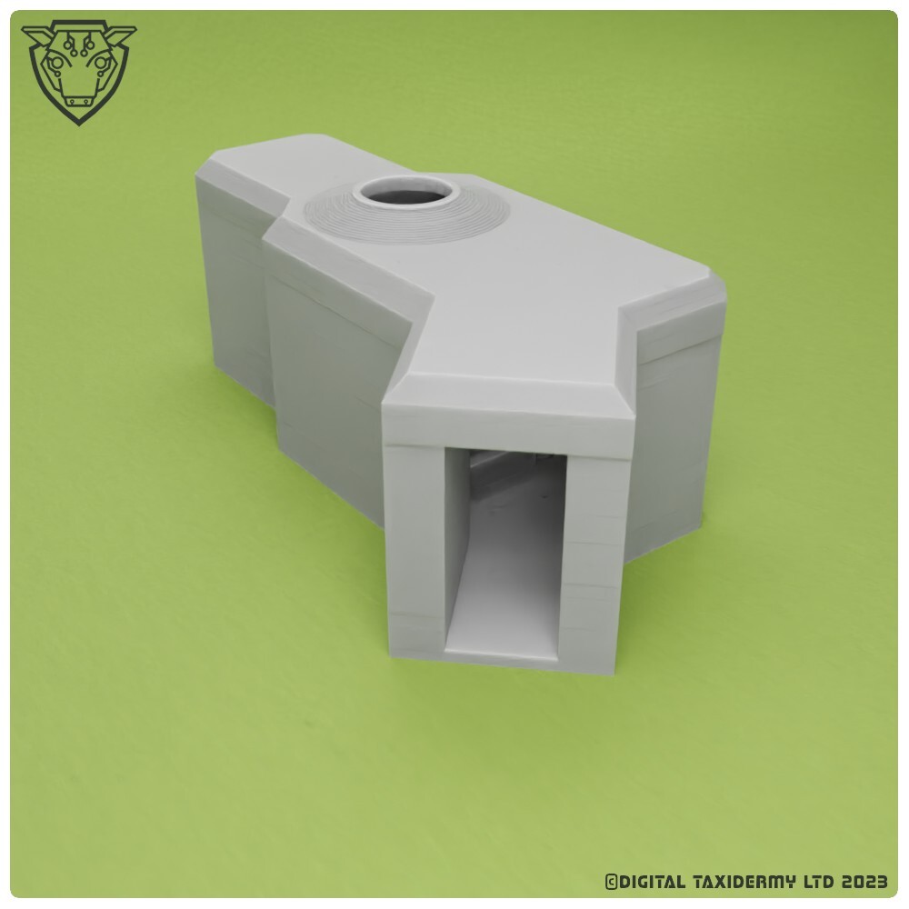 Bauform 216 VF64 Flammenwerfer Ringstand - 28mm 1/100 1/76 1/50 1/84 ...