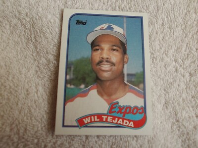 Topps 1989 / MLB "WILL TEJADA" #747 Montreal Expos Trading Card n24 | eBay