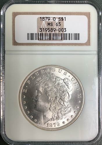 1879-O MORGAN SILVER DOLLAR $1 MS 65 NGC White | eBay