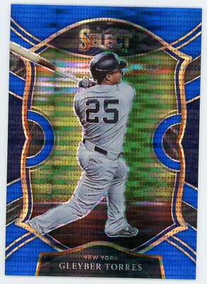 2021 Panini Select Gleyber Torres Blue Pulsar Prizm #56 #9/13 Yankees ...