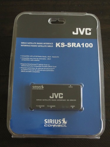 JVC KS-SRA100 Sirius Connect Satellite Radio J-BUS Interface Kit ...