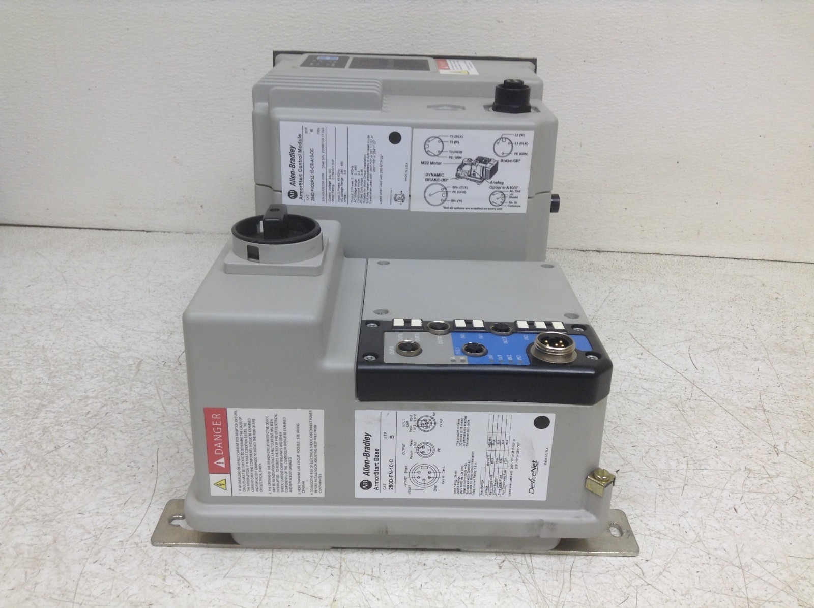 Allen Bradley 280D-FN-10-C ArmorStart Control Module 284D-FVD2P3Z-10-CR ...