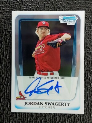 2011 Bowman Chrome Prospect #BCP183 Jordan Swagerty Auto | eBay