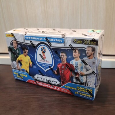 2018 Panini Prizm World Cup HOBBY SEALED BOX Mbappe Salah Kane Rashford ...