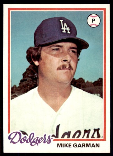 1978 TOPPS. MIKE GARMAN 103 LOS ANGELES DODGERS #417 | eBay