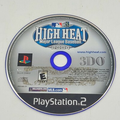 High Heat Major League Baseball 2004 - Disc Only - Playstation 2 PS2 ...
