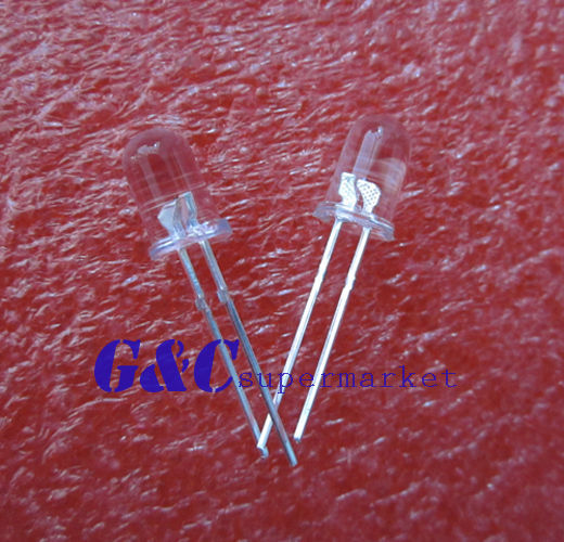 500pcs F5 5mm Orange Round Superbright LED Light LED lamp GOOD QUALITY ...