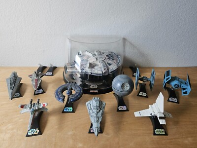 Star Wars Titanium Series 2016 Lot of 10 Millennium Falcon Death Star X ...